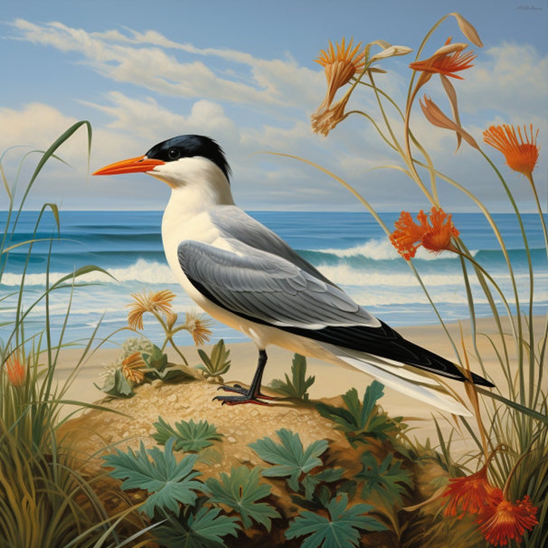 Flügel von den Outer Banks: Ein Forster's Seeschwalbe - Etsy.de