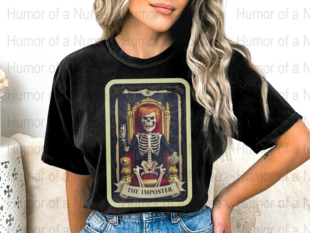 Funny Skeleton Imposter Tarot Design Digital Tarot Card PNG, , Mystic ...