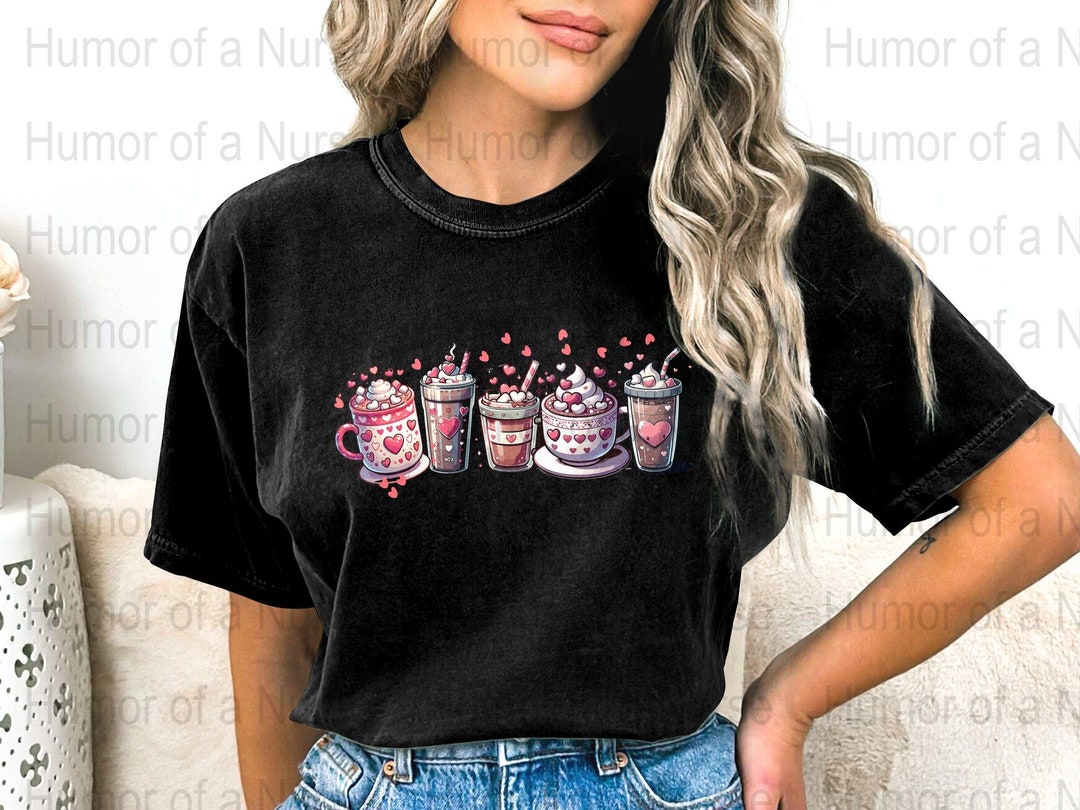 Coffee Cup Clipart Cute Love Themed, Digital Valentines Day Drink ...