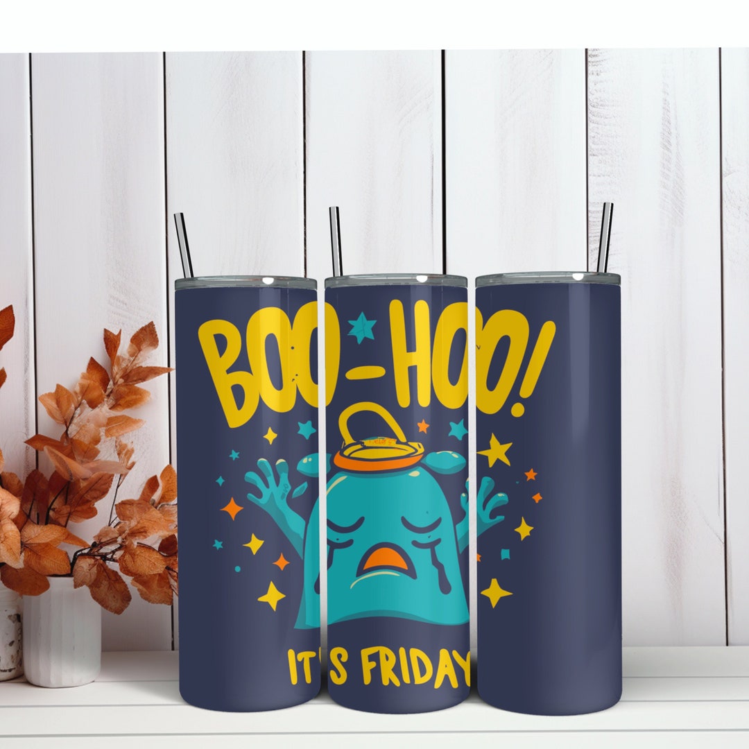 Boo It is Friday, Terrified Ghost, Sublimation Png, Retro Vintage Print ...