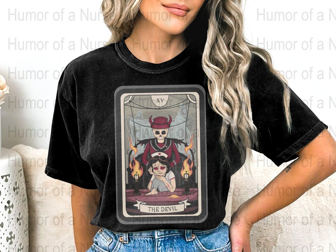 The Devil Major Arcana Printable Digital Tarot Card, , Medic Mystical ...