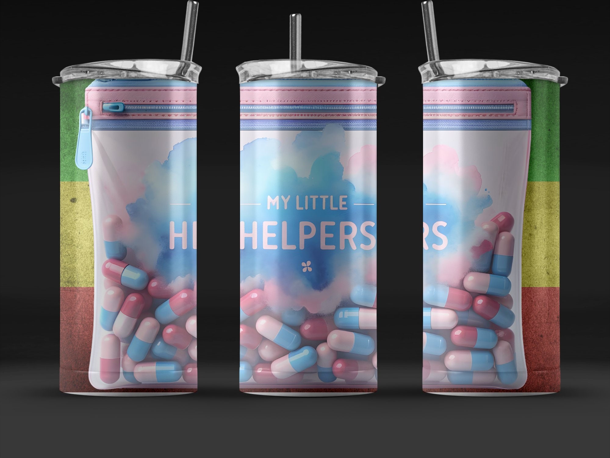 My Little Helpers Digital Download, 20 Oz Tumbler Wrap Png Sublimation ...