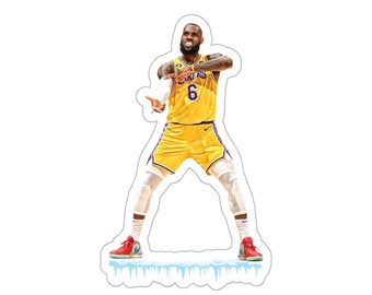 Lebron James the Block Sticker - Etsy