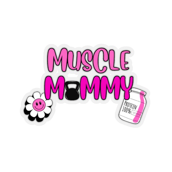 Muscle Mommy Sticker - Etsy