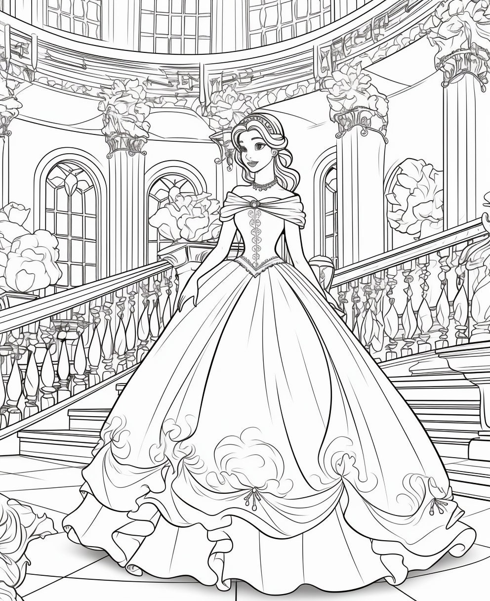 36 Printable Beautiful Wedding Brides Coloring Pages - Etsy UK
