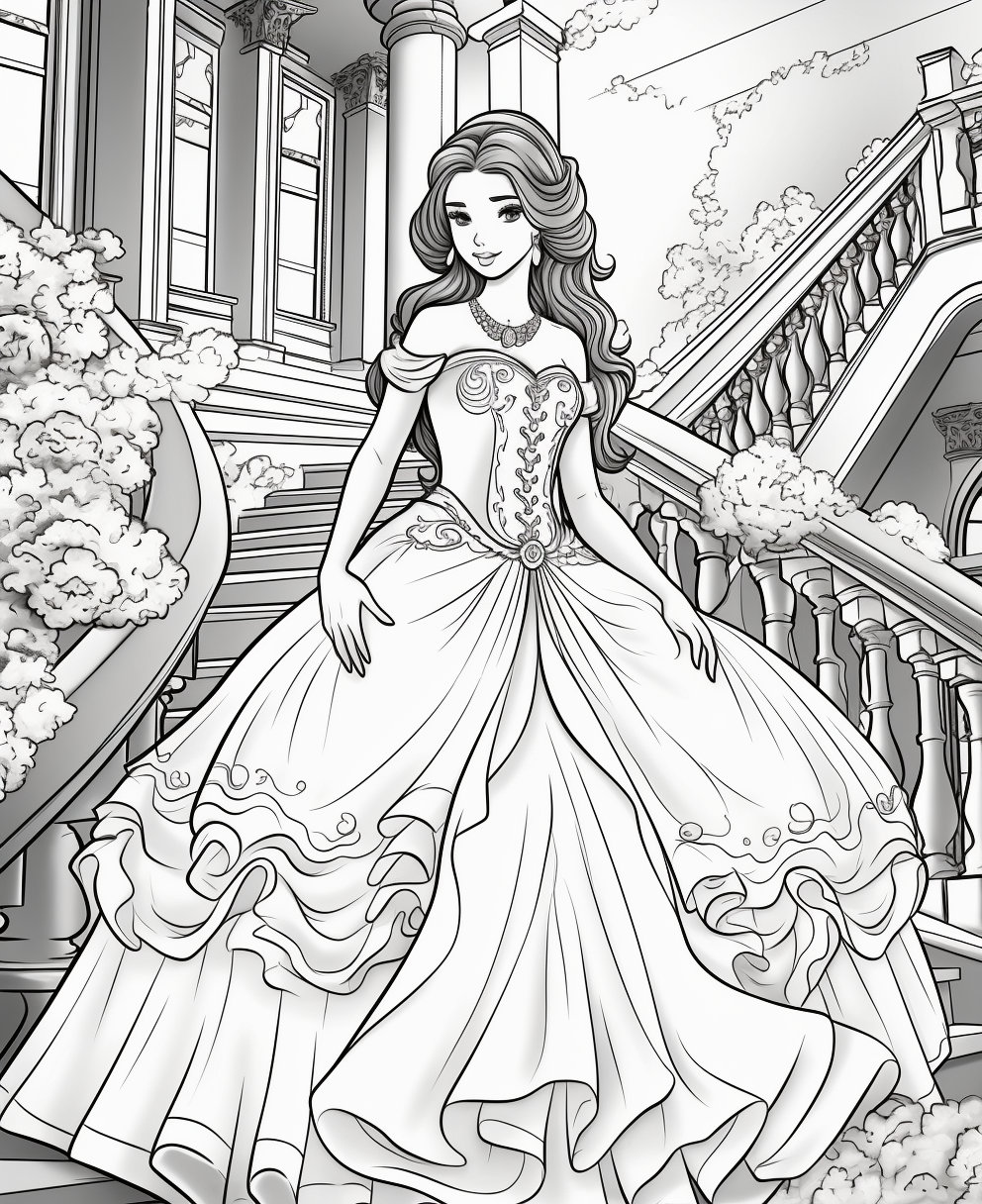 36 Printable Beautiful Wedding Brides Coloring Pages - Etsy UK
