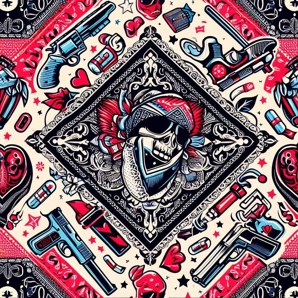 Bandana Pattern Png - Etsy