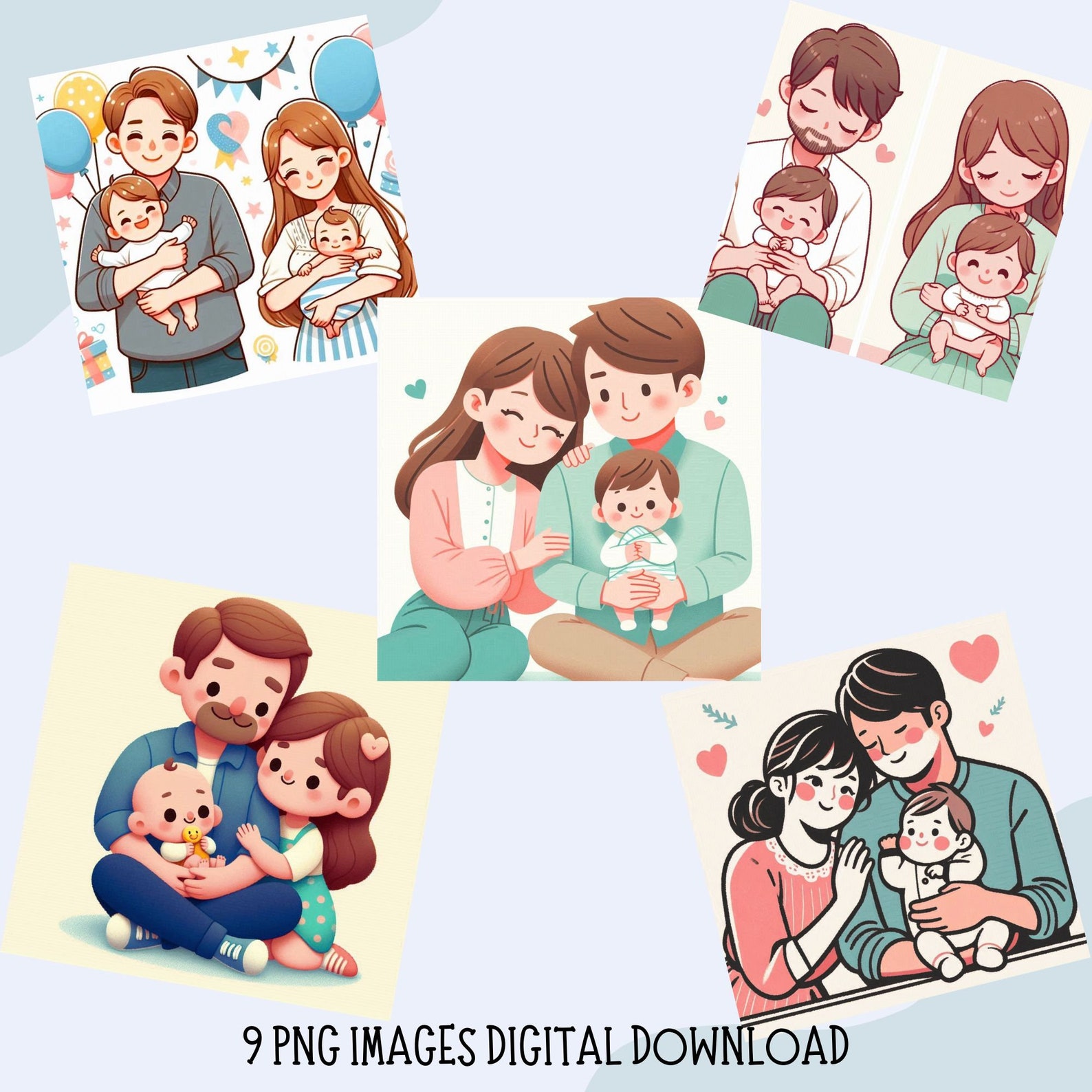 Father’s Day Clipart - Digital Download PNG - Etsy
