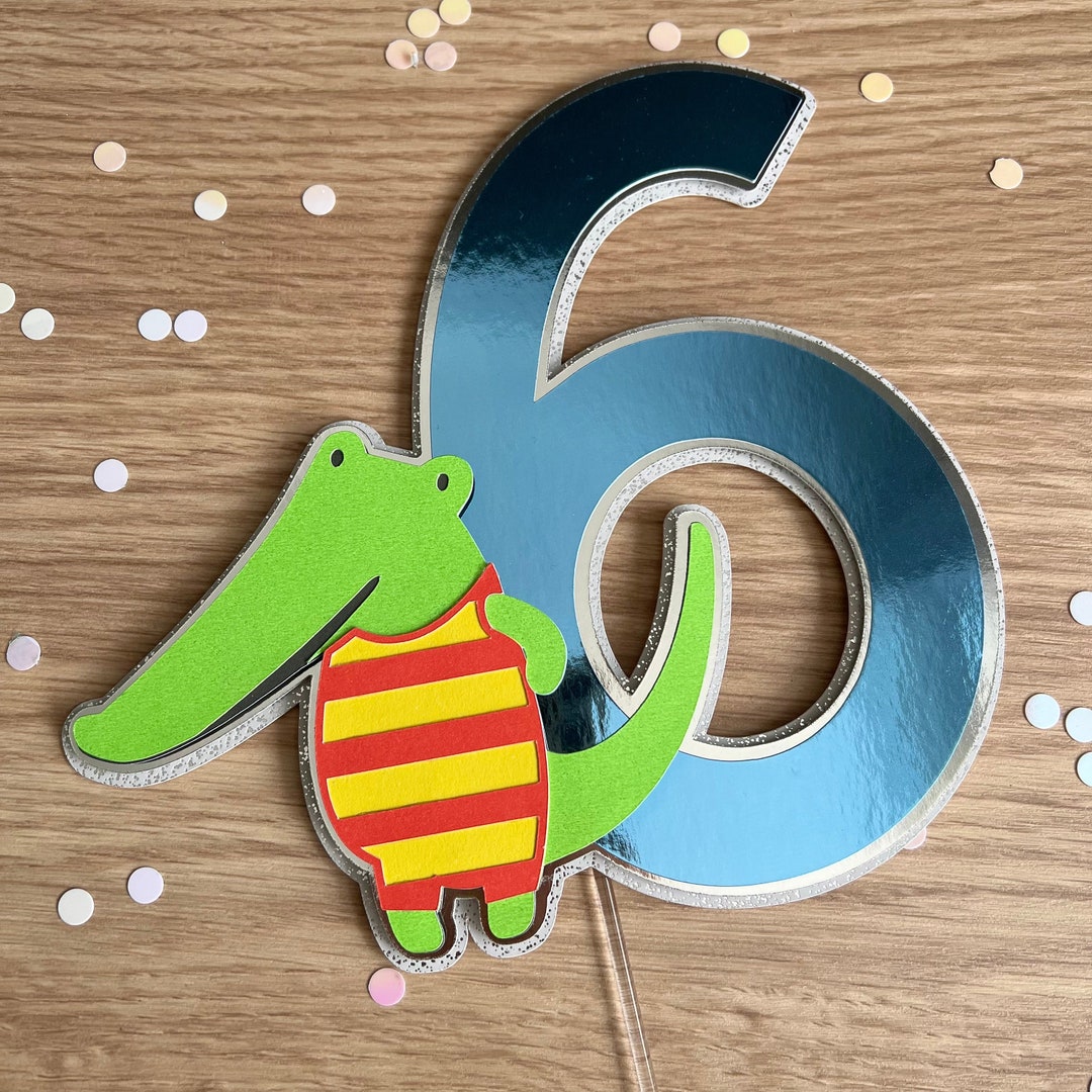 Personalised Kids Birthday Cake Topper Custom Cake Decoration - Etsy