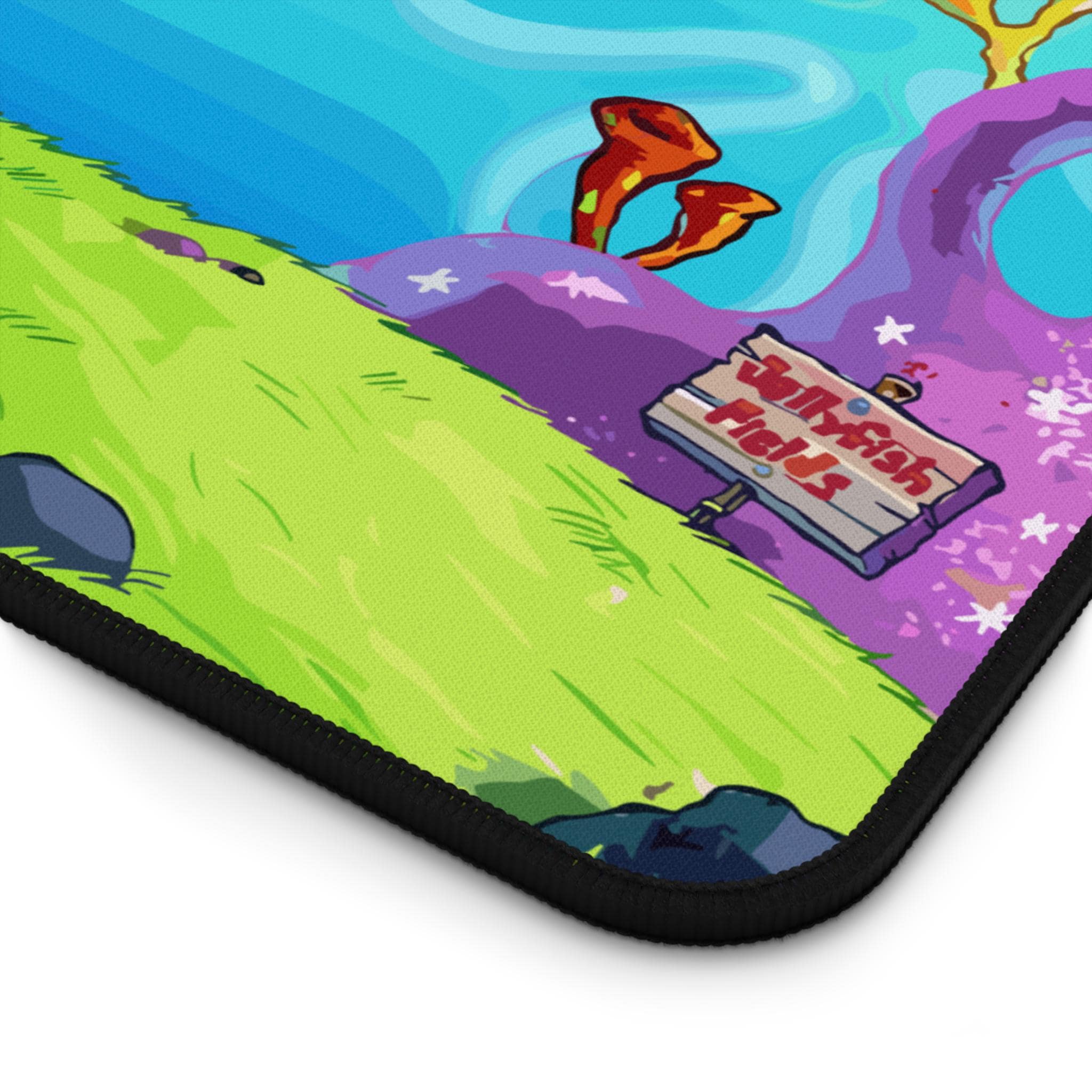 Spongebob Jellyfish Fields Colorful Cartoon Mousepad | 3 Sizes | Gaming ...