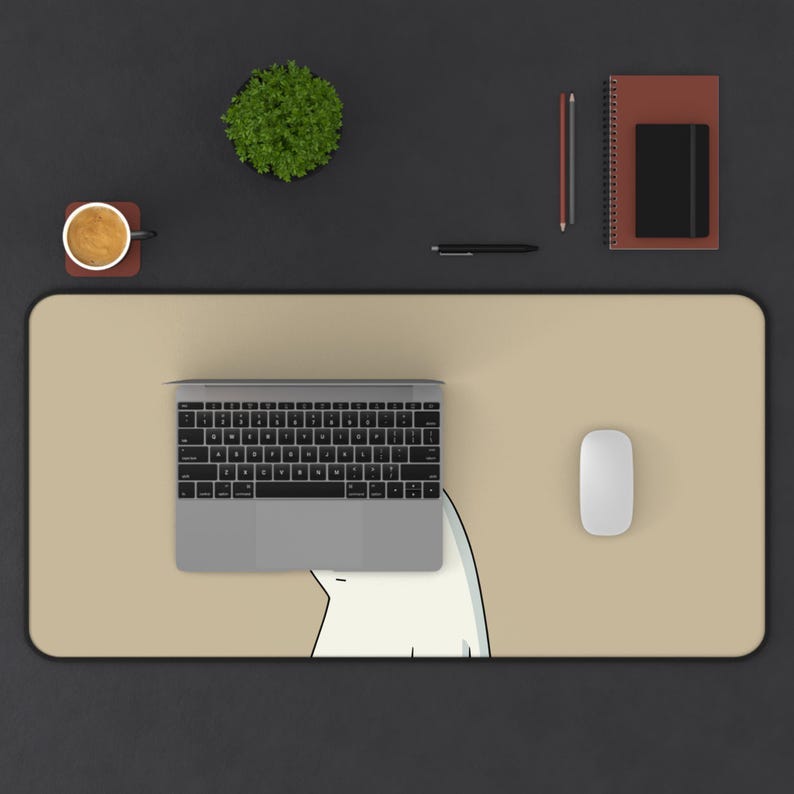 We Bare Bears Ice Bear OK Tan Aesthetic Mousepad | 3 Sizes | Gaming ...
