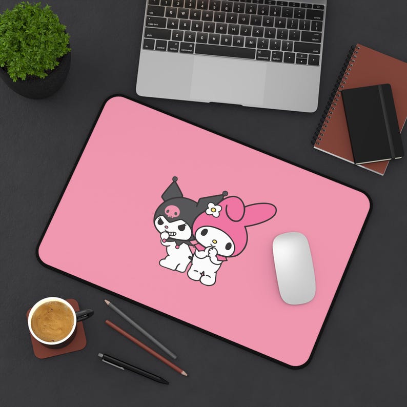 My Melody Kuromi Kawaii Sanrio Mousepad | 3 Sizes | Gaming Desk Mat ...