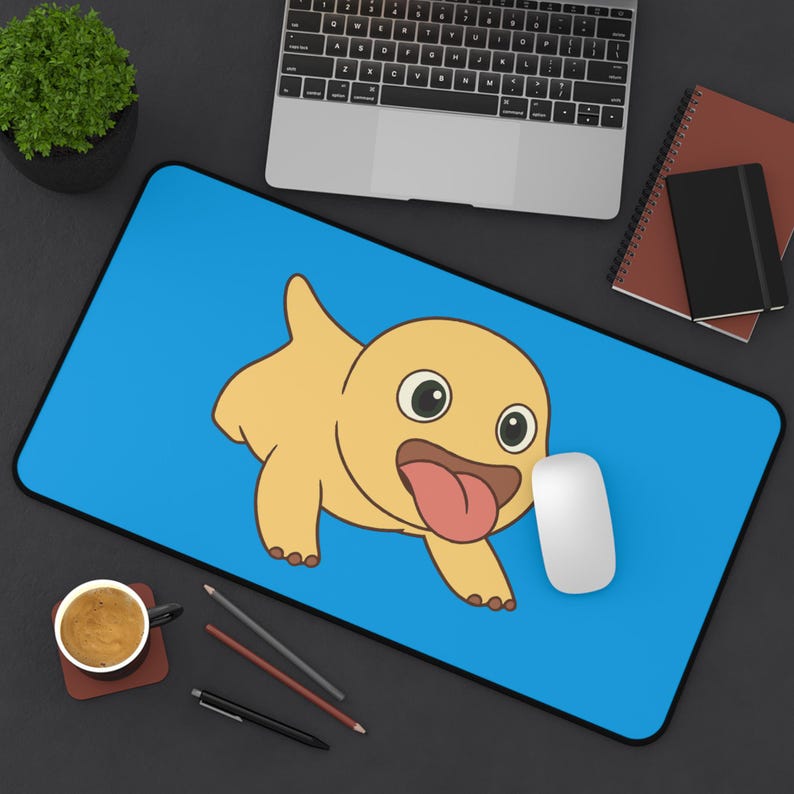 Nailong Tongue Out Blue Yellow Cartoon Kawaii Mousepad | 3 Sizes ...