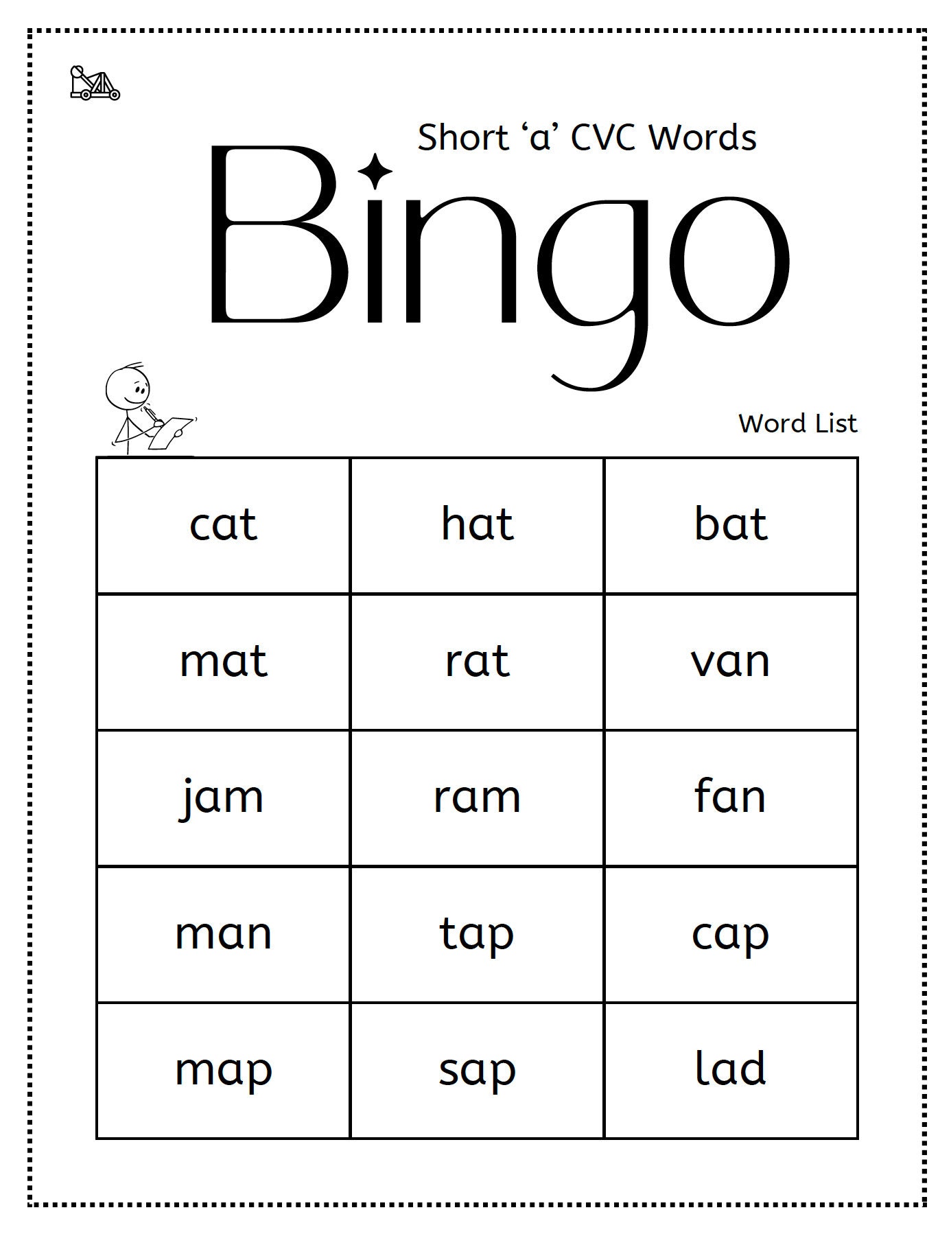 Phonics Bingo CVC Words - Etsy