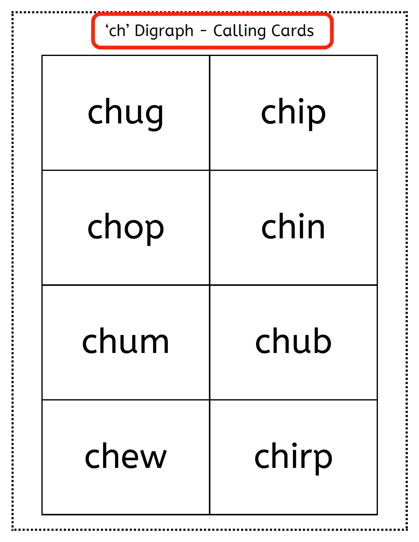 Phonics Bingo Consonant Digraphs H-brothers - Etsy