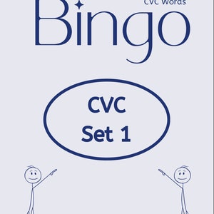 Phonics Bingo CVC Words - Etsy