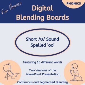 Phonics Digital Blending Boards Short /ʊ/ Sound Spelled 'oo' - Etsy