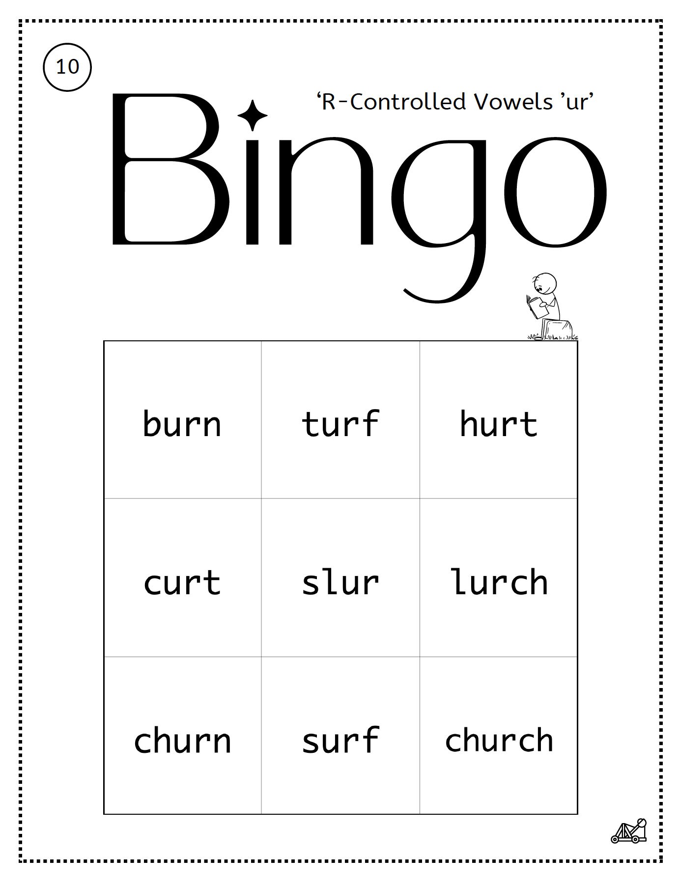 Phonics Bingo R-controlled Vowels Bossy R Ar, Er, Ir, Or, Ur - Etsy