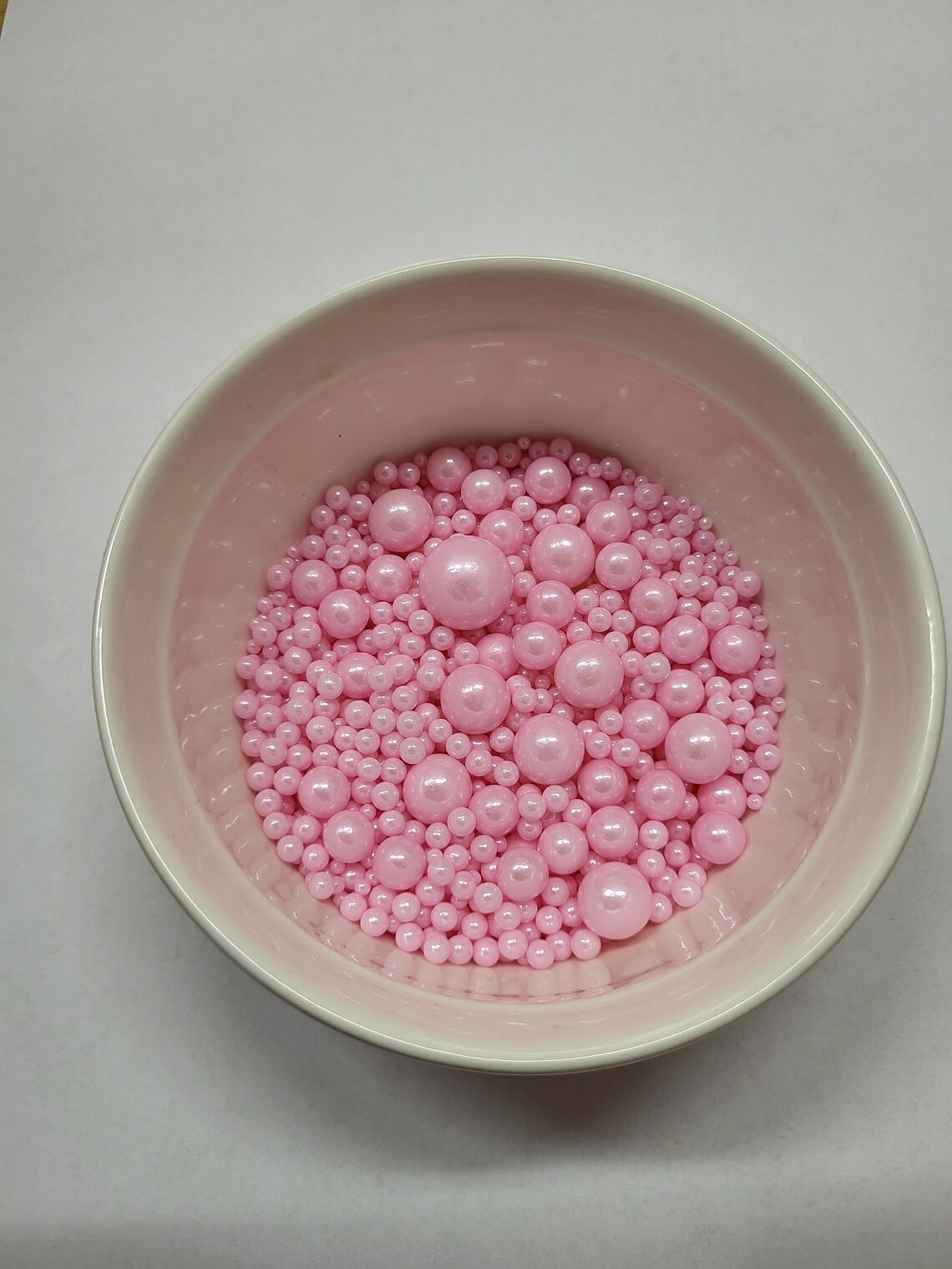 Pink Edible Pearl Sprinkle Mix: Shimmery Cake Cupcake Decorations - Etsy UK