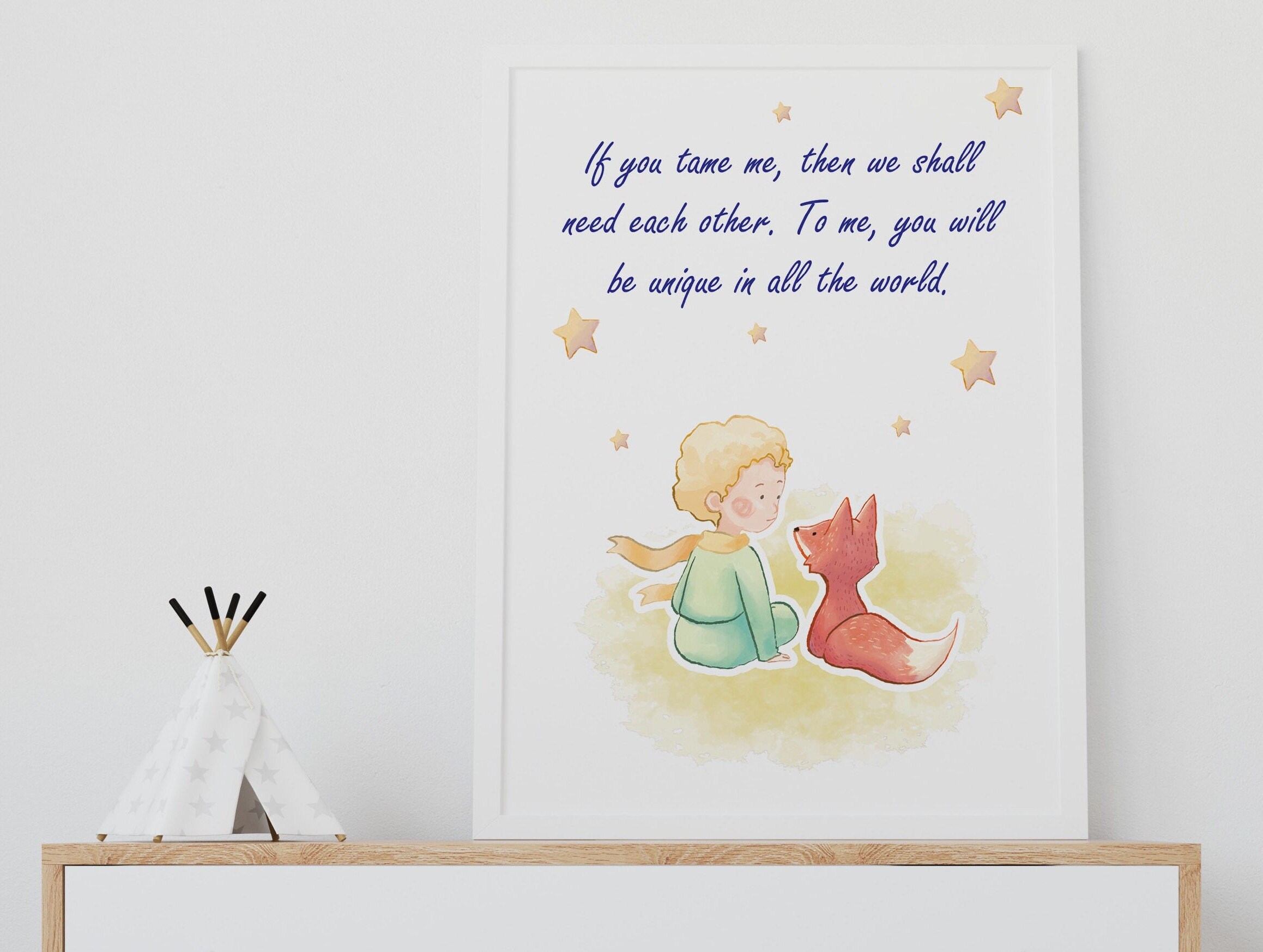Le Petit Prince Print, Printable, Inspirational Kids Posters, the ...