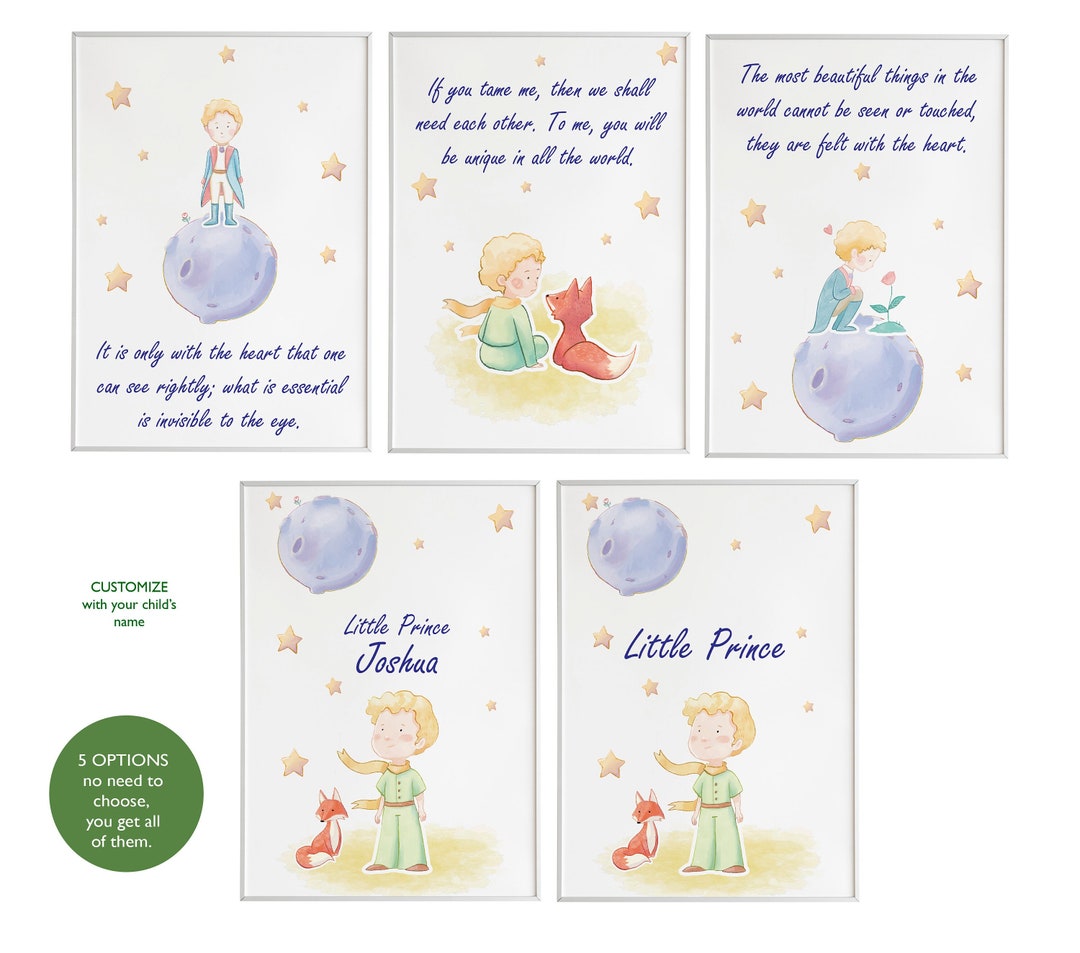 Le Petit Prince Print, Printable, Inspirational Kids Posters, the ...
