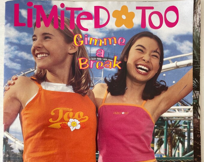 Limited Too Vintage Magazine, March 2001 - Very Rare Find - Etsy