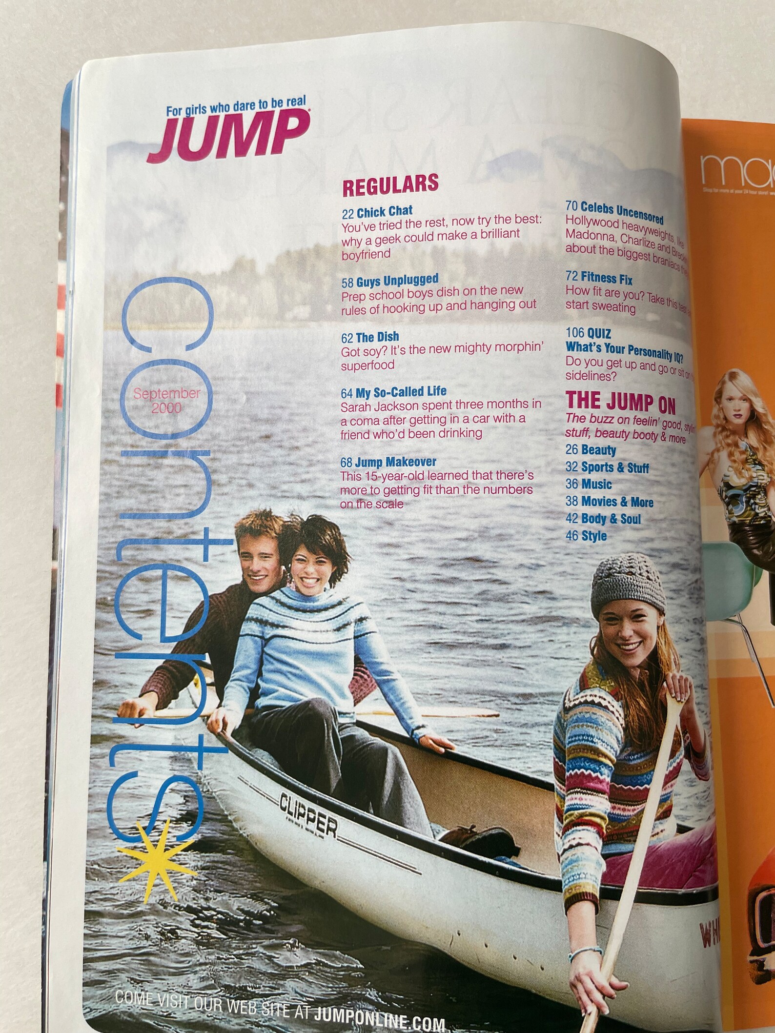 JUMP Magazine - September 2000 - Buffy the Vampire Slayer - Sarah ...