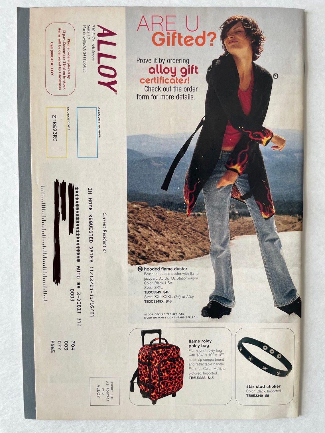 Alloy Vintage Magazine, Holiday 2001 - Very Rare Find - Etsy