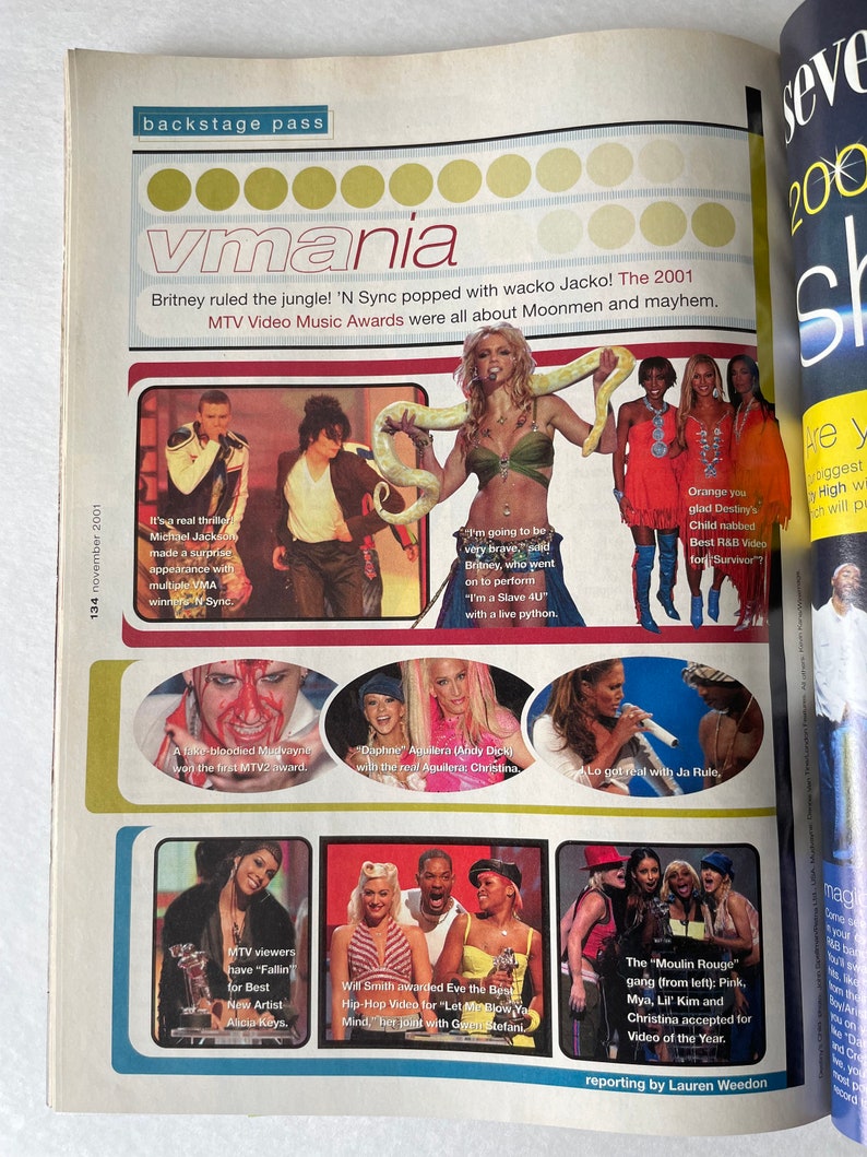 Seventeen Vintage Magazine, November 2001 - Etsy