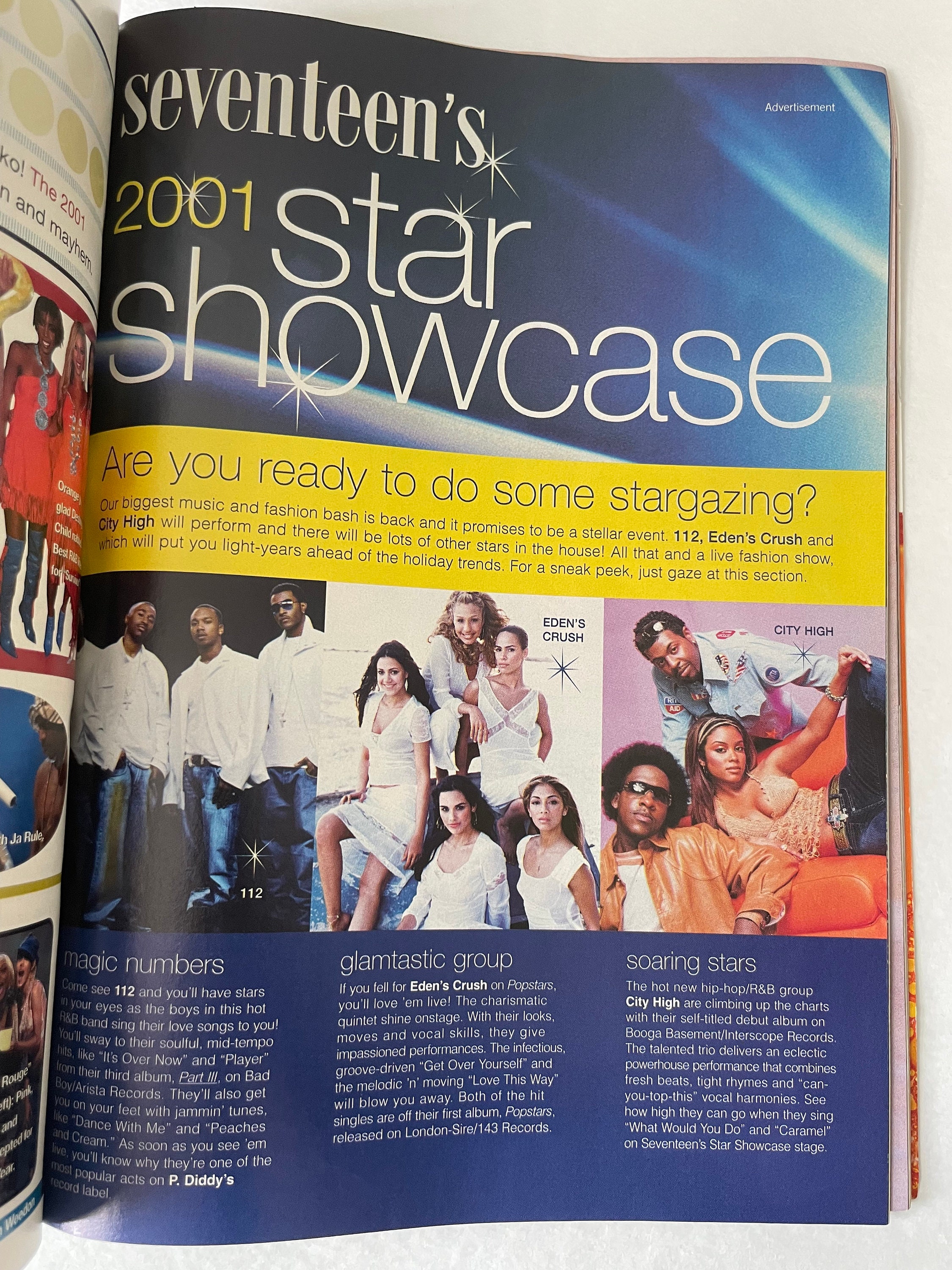 Seventeen Vintage Magazine, November 2001 - Etsy