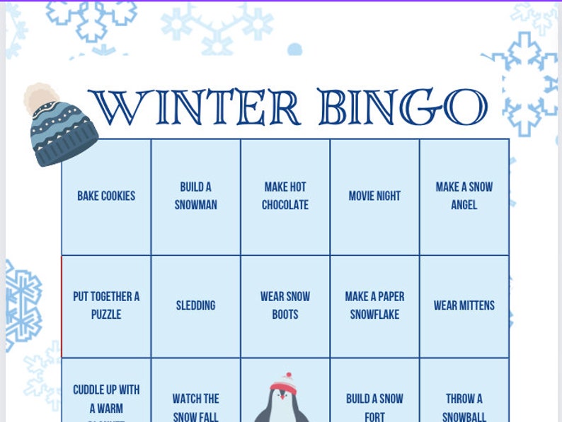 Seasonal Bingo Bundle - Etsy