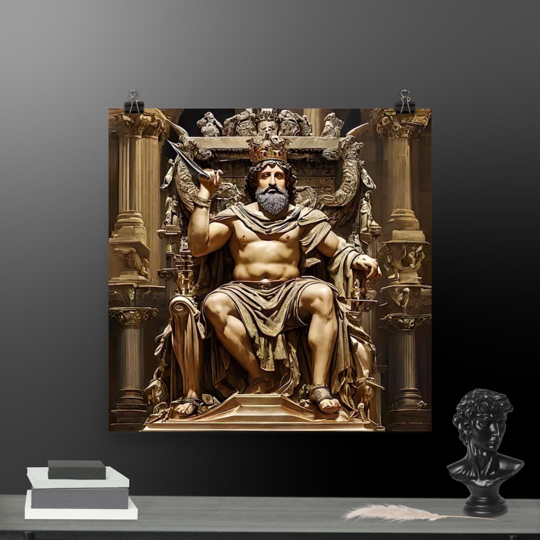 Hephaestus God of Fire Volcanoes Sculpturing Blacksmiths AI Generated ...