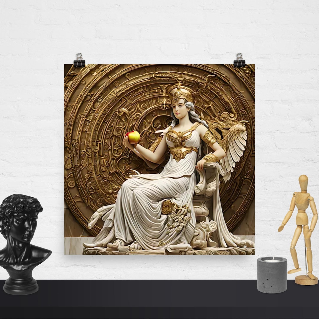 Athena Palada Art Print Greek Goddess AI Generated Print Athena Palada ...