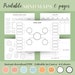 Mind Map Printable PDF A Minimalistic Mind Map Instant - Etsy
