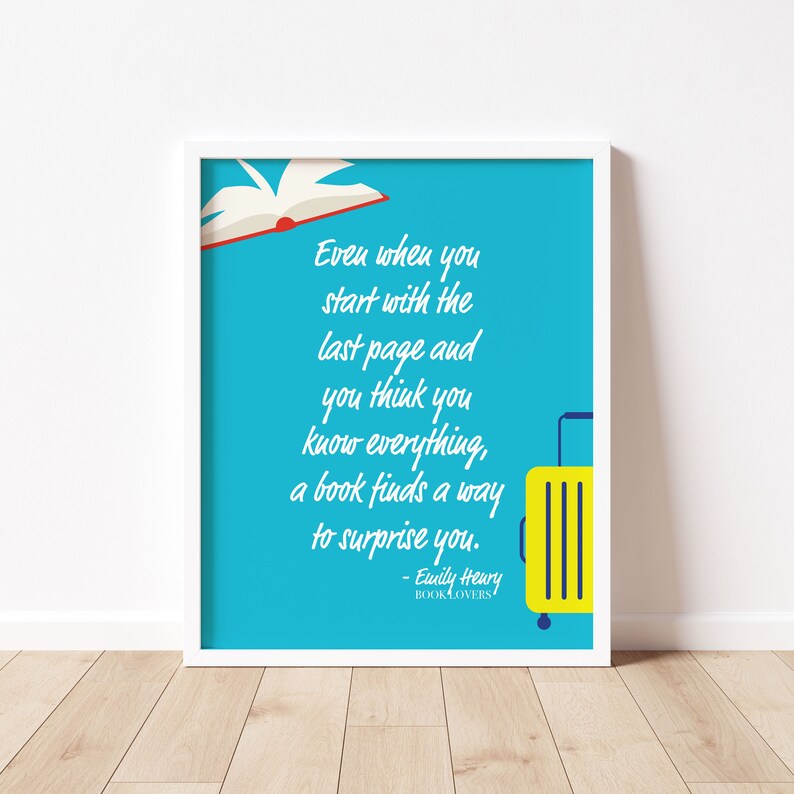 Book Lovers, Emily Henry Poster - Etsy