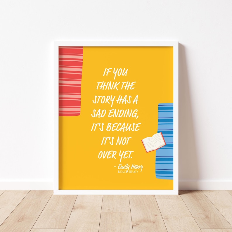 Beach Read, Emily Henry Poster - Etsy