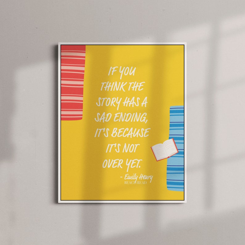 Beach Read, Emily Henry Poster - Etsy