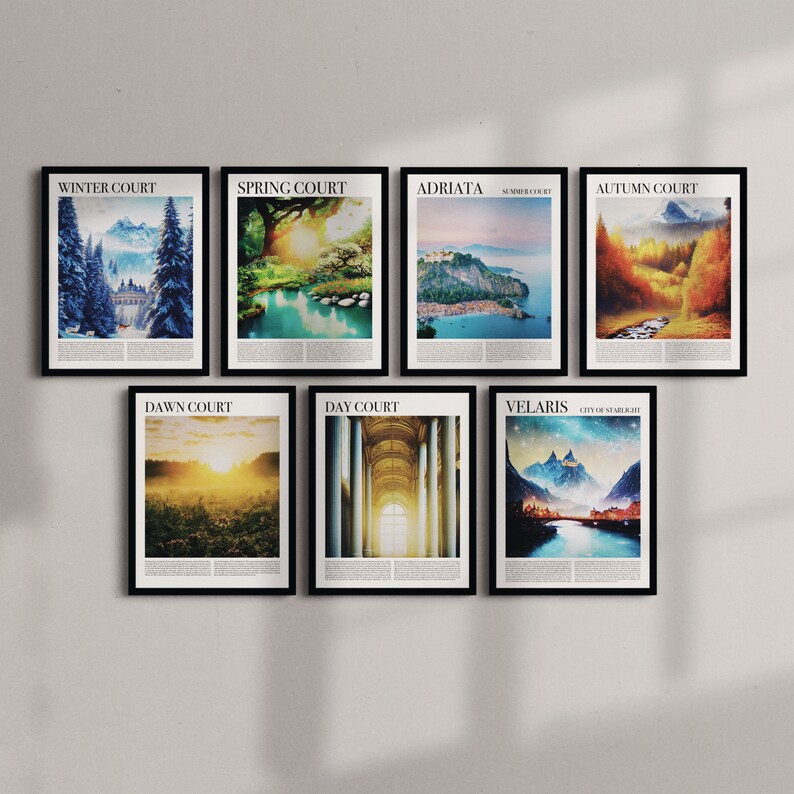 ACOTAR Spring Court Travel Poster - Etsy