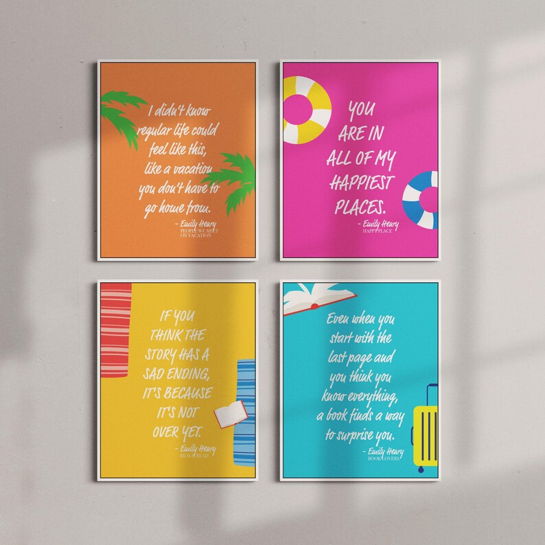 Beach Read, Emily Henry Poster - Etsy