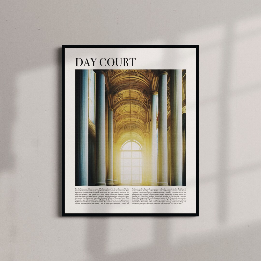 ACOTAR Day Court Travel Poster - Etsy