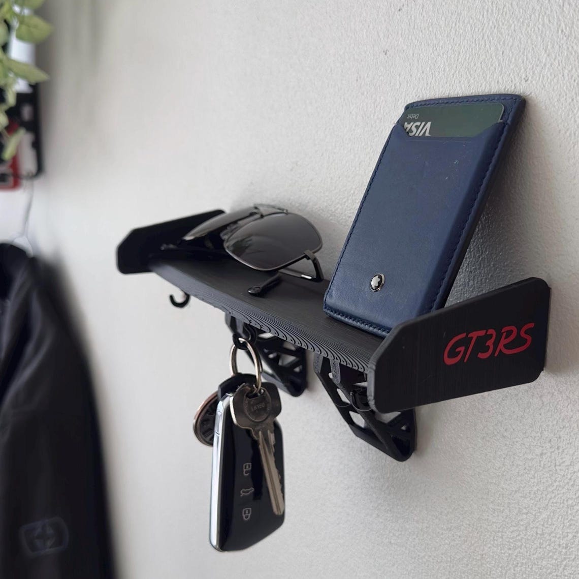 GT3 RS Spoiler Key Holder – Motorsport-inspired Wall Mount for Car ...