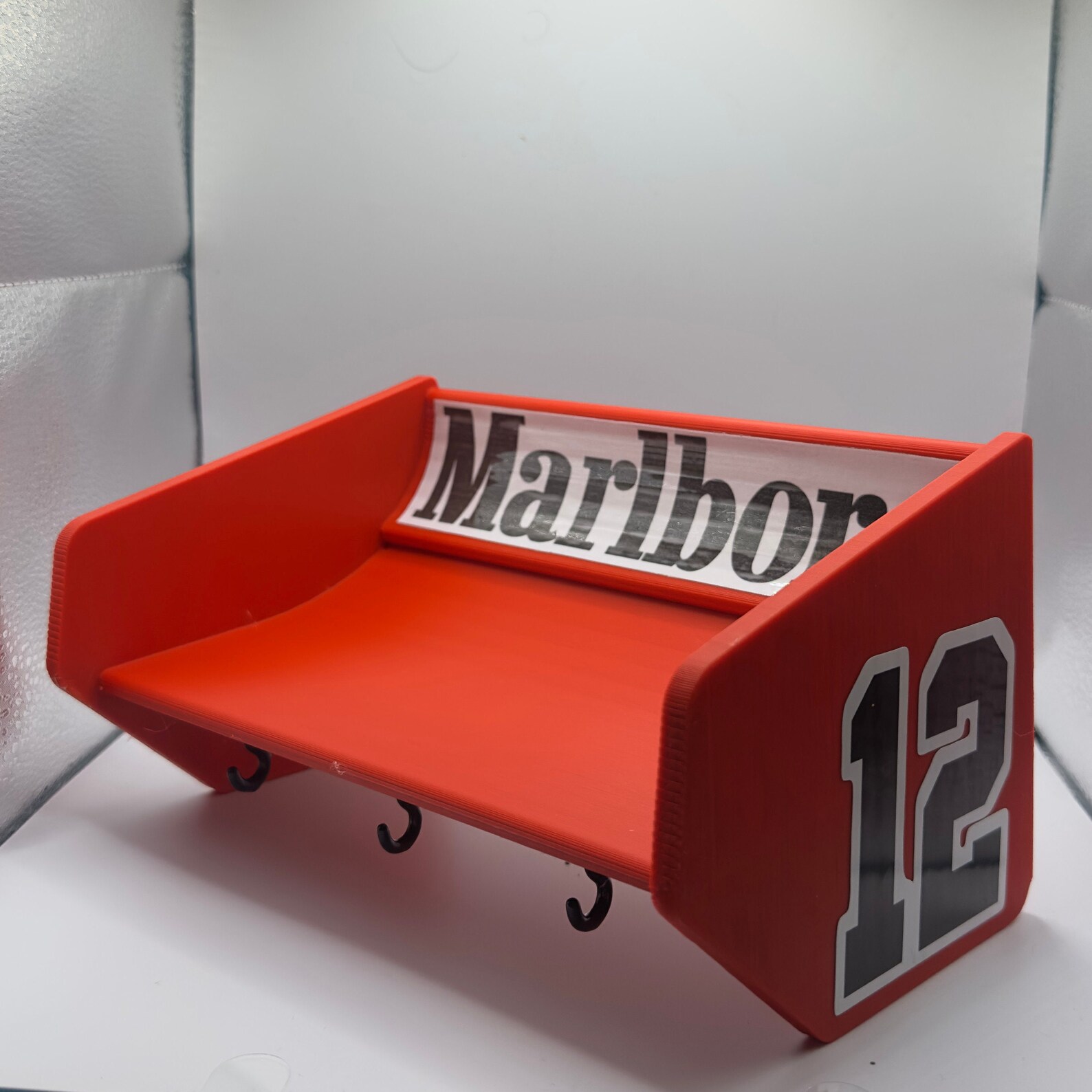 3D Printed P4/4 Spoiler Key Holder | Unique Wall Art With 3 Key Hooks ...