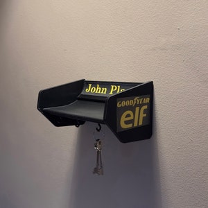 3D Printed 98T Spoiler Key Holder | Unique Wall Art With 3 Key Hooks ...