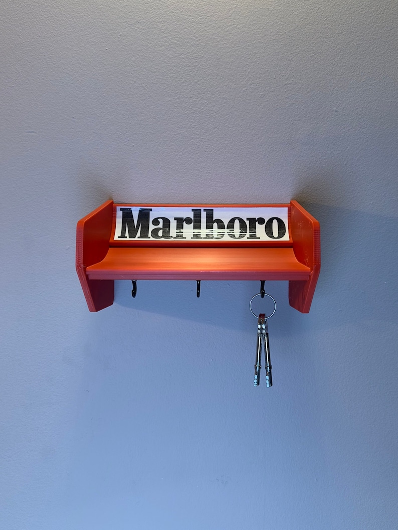 3D Printed P4/4 Spoiler Key Holder | Unique Wall Art With 3 Key Hooks ...