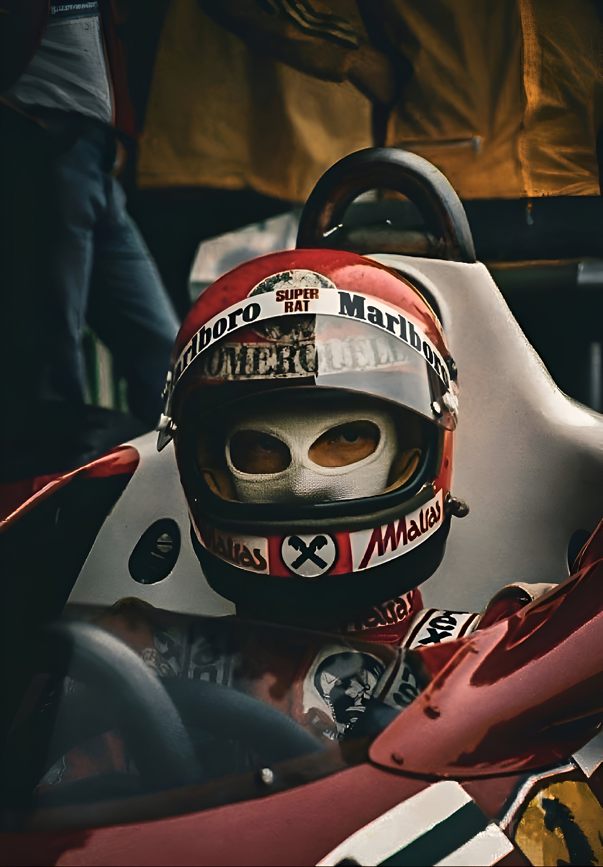 Retro Niki Lauda Print - Etsy