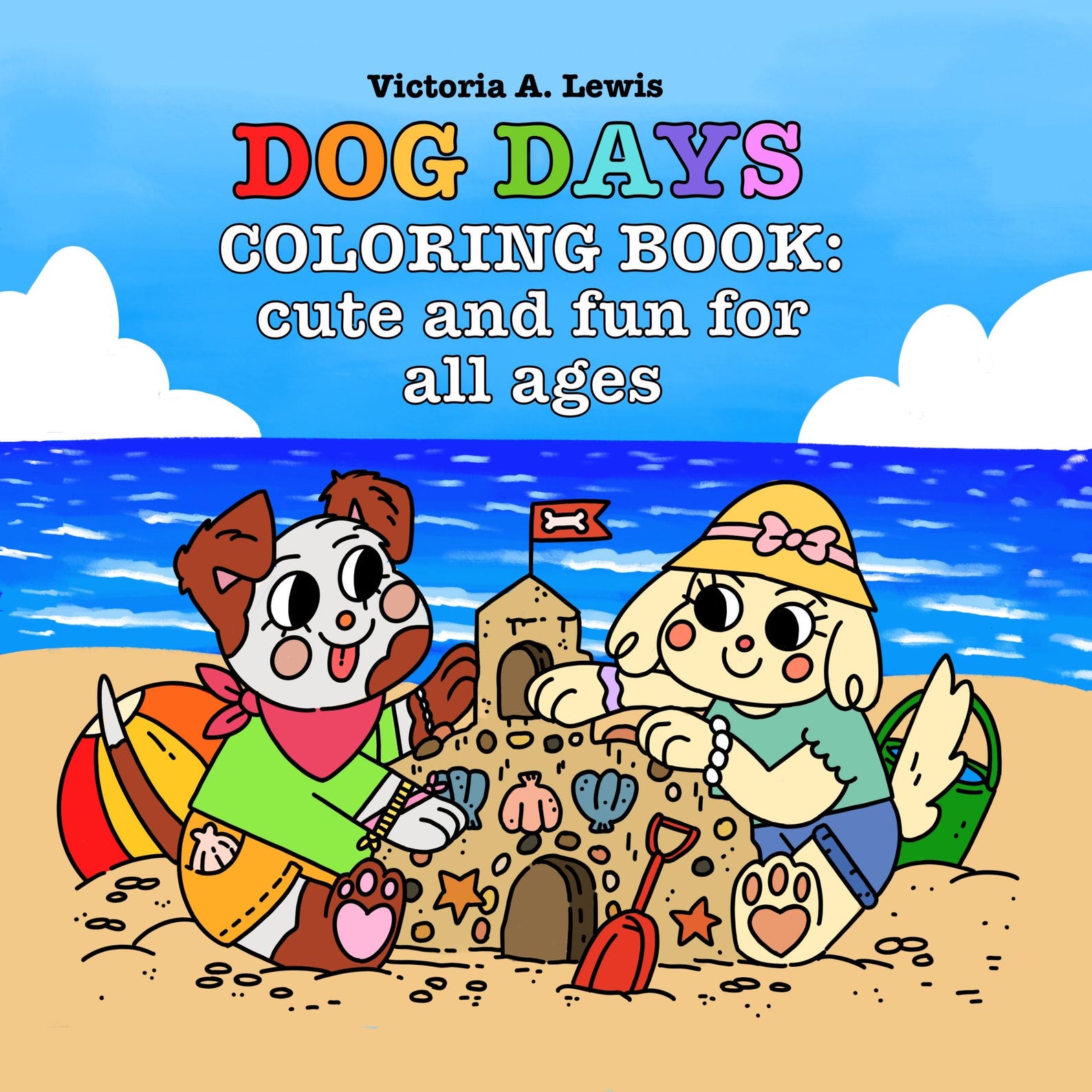 Dog Days Coloring Book – Cute Puppy and Dog Coloring Pages | Printable ...