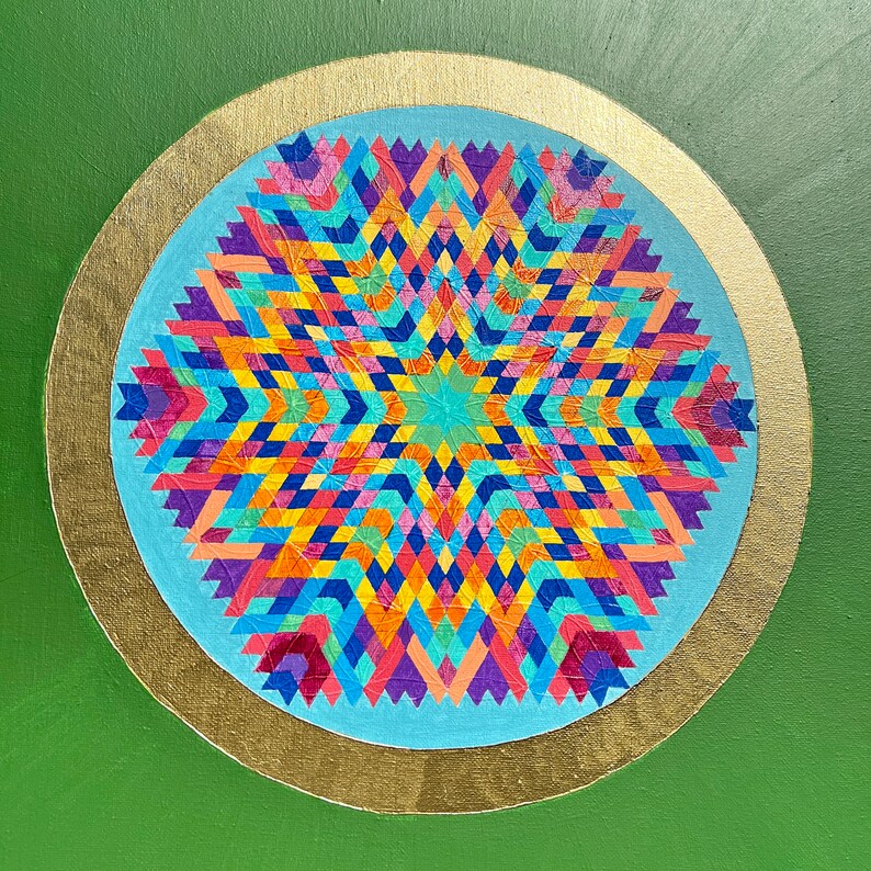 Personalized Mandala Art – Sacred Geometry Birthdate Painting – Custom ...