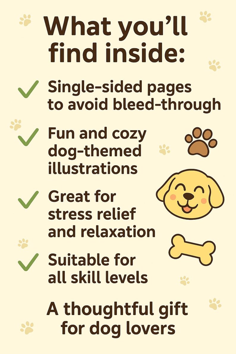 Dog Days Coloring Book – Cute Puppy and Dog Coloring Pages | Printable ...