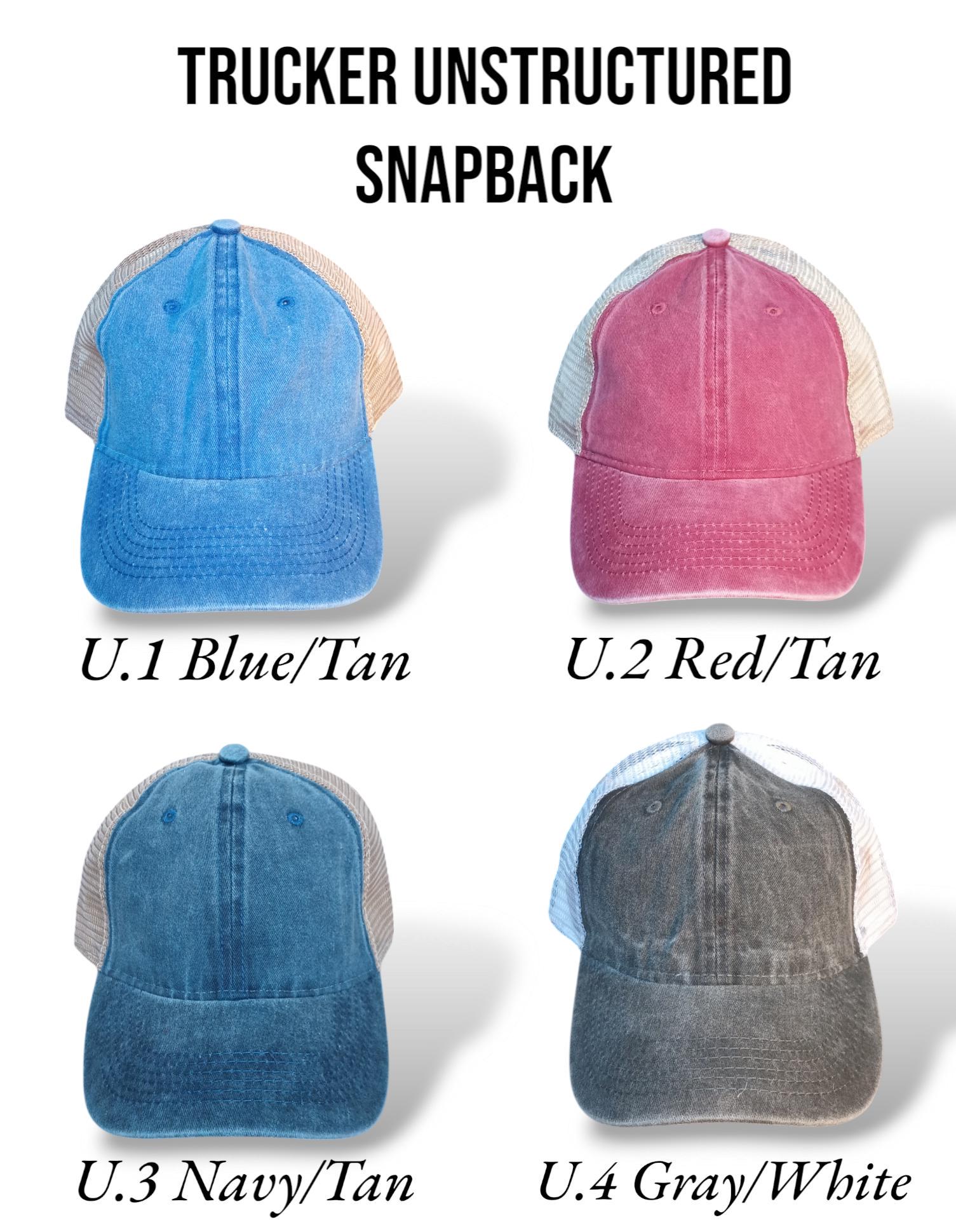 Custom American Flag State Leather Patch Trucker Hat : Men's and Women ...