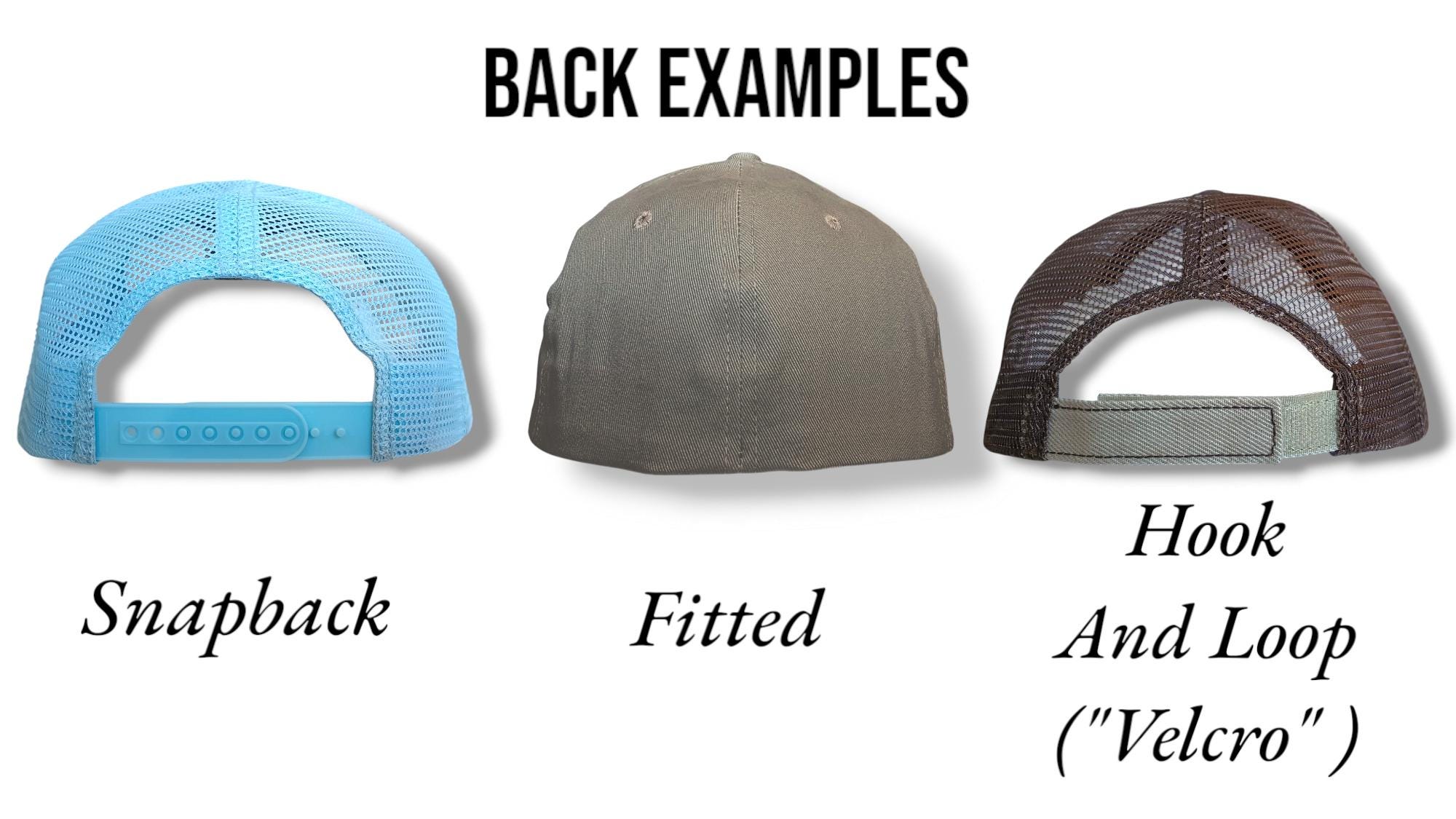 Custom American Flag State Leather Patch Trucker Hat : Men's and Women ...